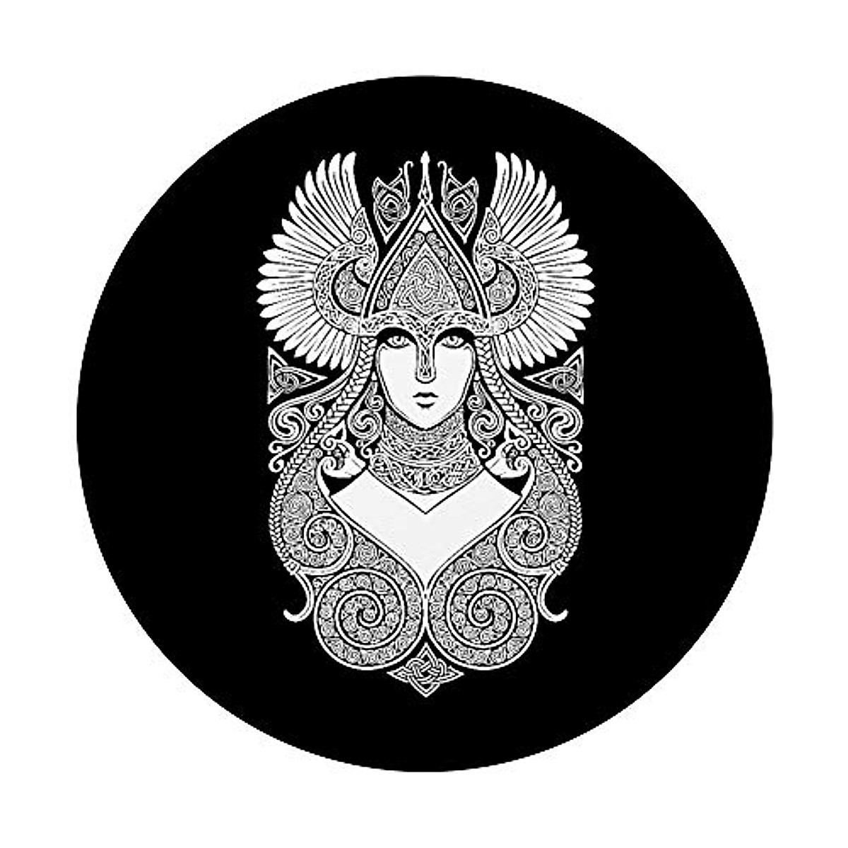 Viking Freyja Symbol - Norse Mythology Goddess PopSockets Swappable PopGrip