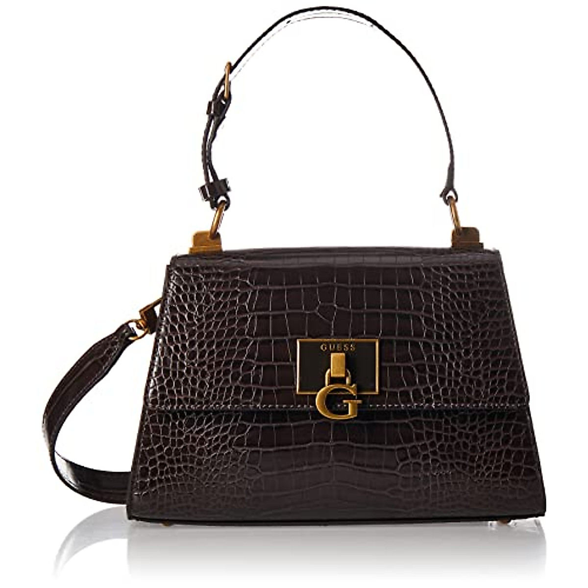 GUESS US Stephi Top-Handle Flap Bag