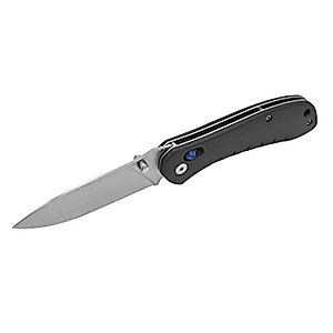Camillus ROVAX 7.6-Inch Folding Knife, Pocket Knife with CUDA-Lock and GFN Handle, Black