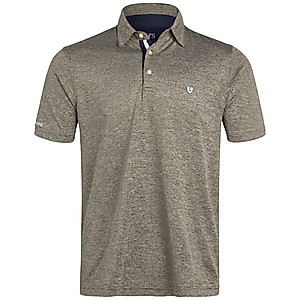 Chaps Men's Golf Polo Shirt - Lightweight Performance Golf Polo -Dry Fit Short Sleeve Golf Shirt for Men (S-XXL), Size X-Large, Deep Lichen Green