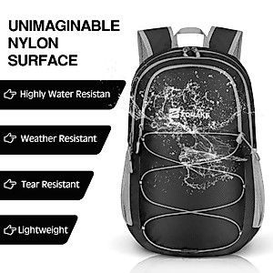 ZOMAKE Lightweight Packable Backpack 28L - Foldable Backpack Water-Resistant Collapsible Backpack Light Daypack for Hiking(Yellow)