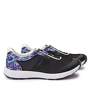 TRAQ by Alegria Women's Intent Frequencies Smart Walking Shoe 7 M US