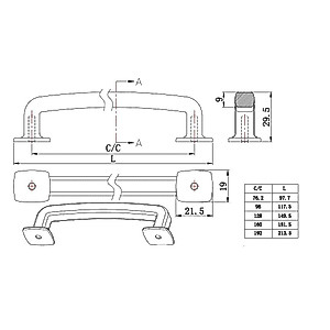 Richelieu Hardware BP863128180 Terrebonne Collection 5 1/16-inch (128 mm) Center-to-Center Polished Nickel Transitional Cabinet and Drawer Pull Handle for Kitchen, Bathroom, and Furniture