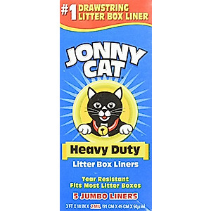 Jonny Cat Cat Litter Box Liners 5 / Box (3 Pack)