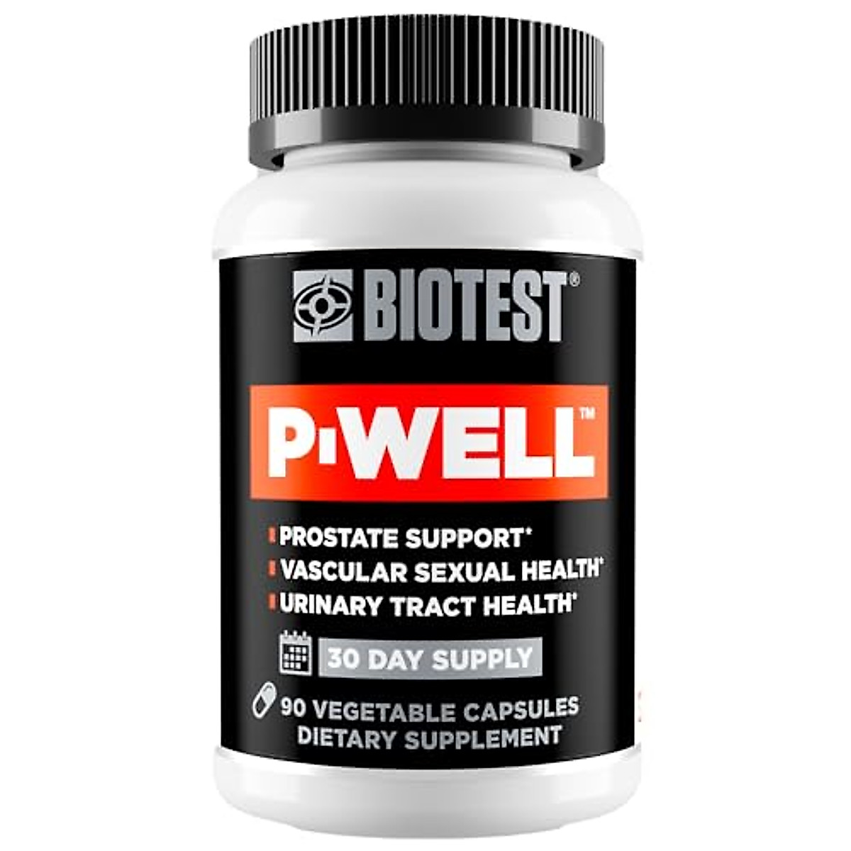 Biotest P-Well Prostate Urinary Tract Support with Pomegranate, Cranberry, Lycopene – 90 Capsules