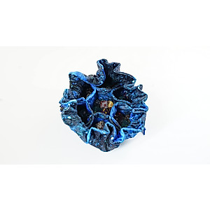 FanRoll Velvet Compartment Dice Bag with Pockets: Galaxy, Role Playing Game Dice Accessories for Dungeons and Dragons