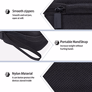 co2CREA Hard Case Compatible with Anker 3-in-1 Cube MagSafe Charger 15W Max Fast Charging Foldable Wireless Charger