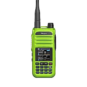 Talkpod A36Plus GMRS Handheld Radio HAM Walkie Talkie 512 Channel, AM AIR VHF UHF 7-Band Receive