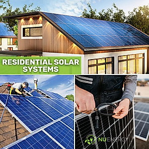 NuEnergy The Original Solar Connector Y Branch 1 to 2 Parallel Adapter Cable Wire Plug Tool Kit for Solar Panel (M/FF and F/MM)