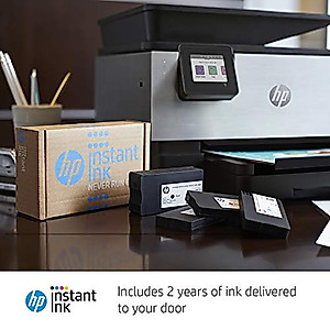 HP OfficeJet Pro Premier All-in-One Wireless Printer - includes 2 Years of Ink Delivered, plus Smart Tasks Smart Office Productivity, Works with Alexa (1KR54A)