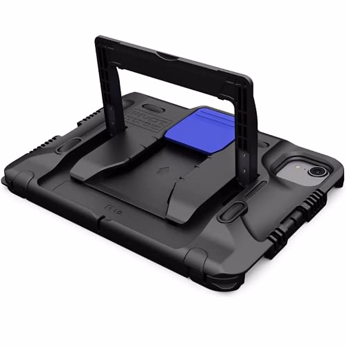 PIVOT T21A Tablet Case - Fits iPad Mini (6th gen.) - 360 Degree Protection - for Professional Pilots, General Aviation (Sand Body/Black Clip)