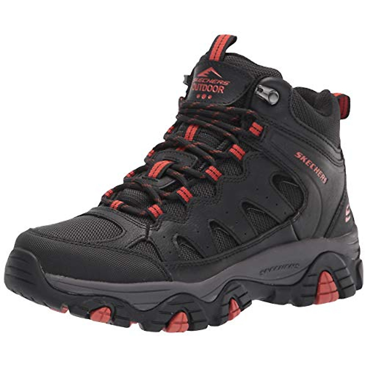 Skechers mens Hiking Boot, Black, 11.5 US