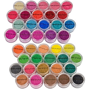 SHANY Eye Sparkle/Eye shadow Loose Powder - Set of 40 Colors(Pack of 1)