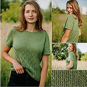 Estako Royal Cotton, (4 Skeins Pack) 100% Mercerized Giza Cotton Yarn, Soft, Super Fino for Crochet and Knitting (4 x 1.76 Oz) / (4 x 137 Yrds) (5066)