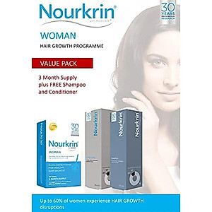Nourkrin Woman Value Pack 180 Tablets,Shampoo and Conditioner