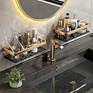 Xunata 2 Pack Shower Caddy Shower Shelf, Bathroom Basket Shelf with Towel Holder, No Drilling Wall Mounted Adhesive Shower Organizer, Soap Shampoo Rack with Hooks for Toilet and Kitchen