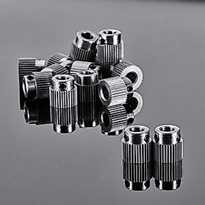 15 Pieces Extruder Wheel Gear 3D Printer Parts Drive 36 Teeth Gear Stainless Steel Extruder Gear Compatible with CR-10, CR-10S, S4, S5, Ender 3, Ender 3 Pro
