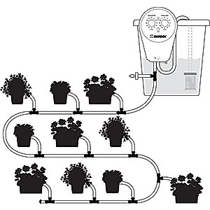 Melnor Vacation Watering Kit, Automatic Drip Irrigation System for Indoor, Balcony or Outdoor Use, Waters up to 10 Potted Plants