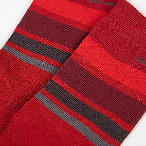 Endura BaaBaa Merino Stripe Cycling Sock Red, L/XL