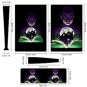 PlayStation 5 Digital edition version sticker protective cover, Book of Night Terror ps5 controller protective shell (compatible with ps5 Digital edition)