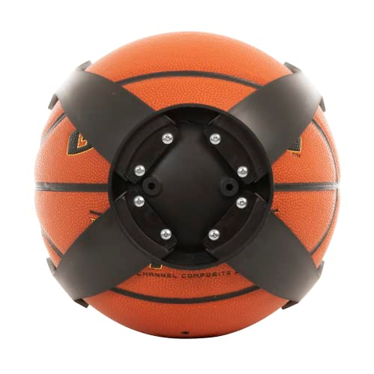 Silverback Basketball Holder Compatible with Men's, Women's, Youth Basketballs, Soccer Balls, Volleyballs, and Kickballs,Black