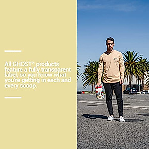 GHOST WHEY Protein Powder, Peanut Butter Cereal Milk - 2lb, 26g of Protein - Whey Protein Blend - ­Post Workout Fitness & Nutrition Shakes, Smoothies, Baking & Cooking - Soy & Gluten-Free