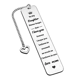 GGOJAGST Inspirational Gifts for Women Daughter Gift from Mom Bookmark
