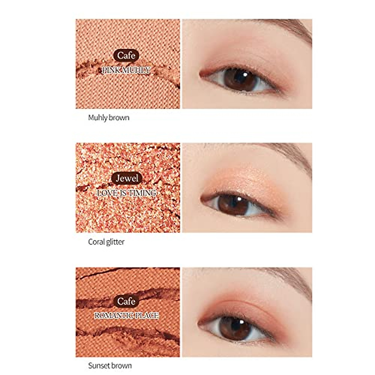 ETUDE HOUSE Play Color Eyes #Pink Muhly Romance | 9 Color Eye Shadow with Warm and Soft Autumn Colors | Eye Makeup | Korean Beauty