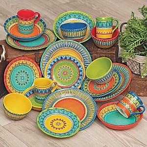 Black Forest Decor Sonoran Splendor Soup/Pasta Bowls - Set of 4