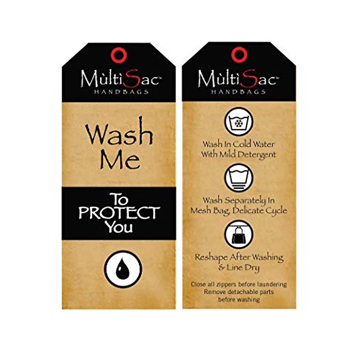 MultiSac womens Multisac North South Mini Zip Around Crossbody Bag Cross Body, Black, One Size US