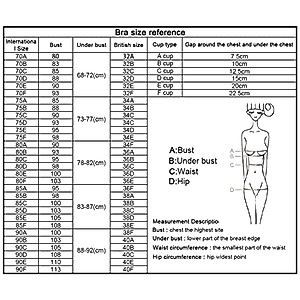 Ruzishun Women's Deep U Multi-Way Push Up Convertible Low Cut Plunge Bra Everyday Bras(Nude,40C)