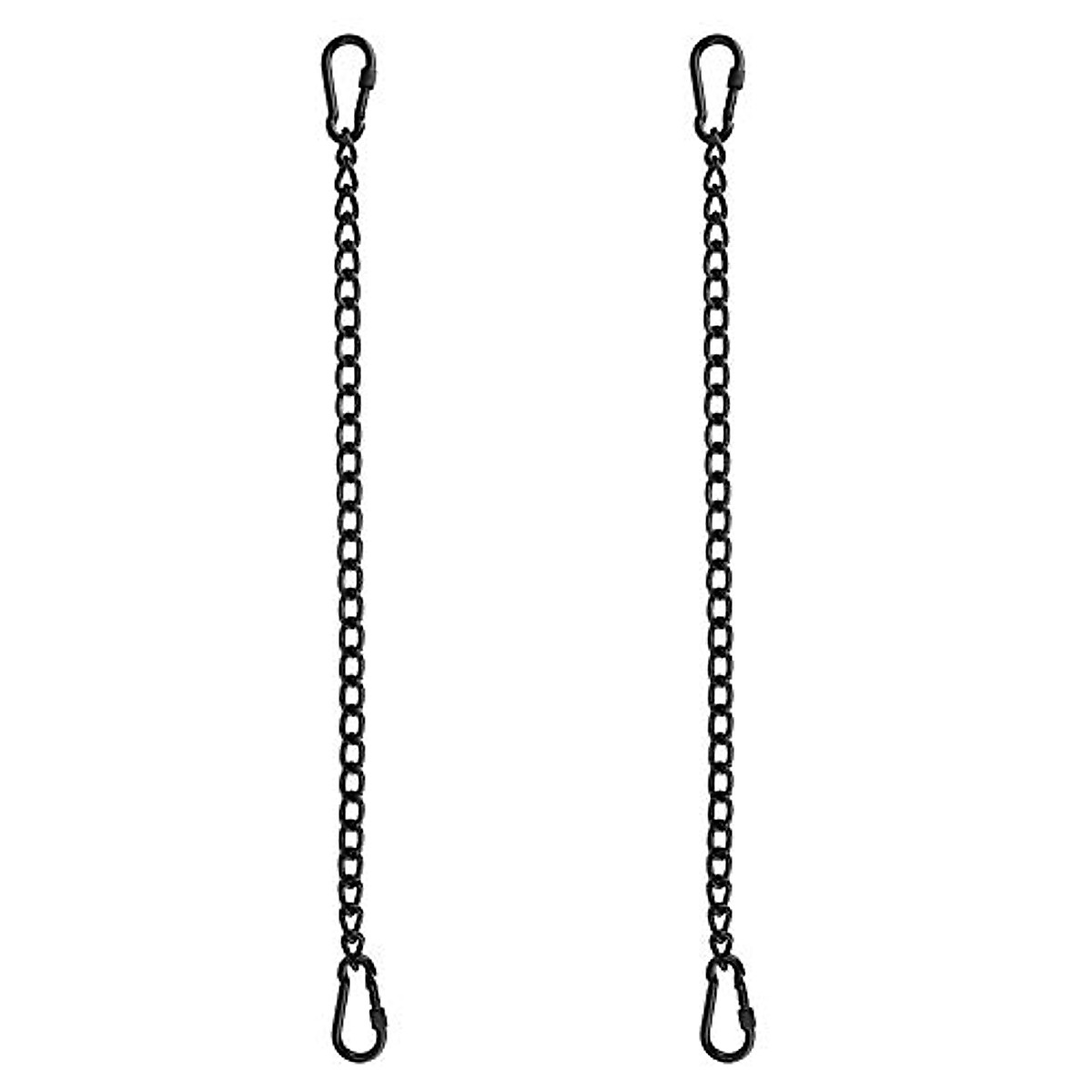 GOODTDO Swing Chair Hanging Chain, 2PCS Hardware Hanger Kit with 4 Carabiner for Porch Swing Hammock Punching Bag 330LB Capacity