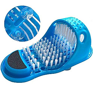 Little World Simple Feet Cleaner, Feet Cleaning Brush, Foot Scrubber for Washer Shower Spa Massager Slippers, Easter Gift