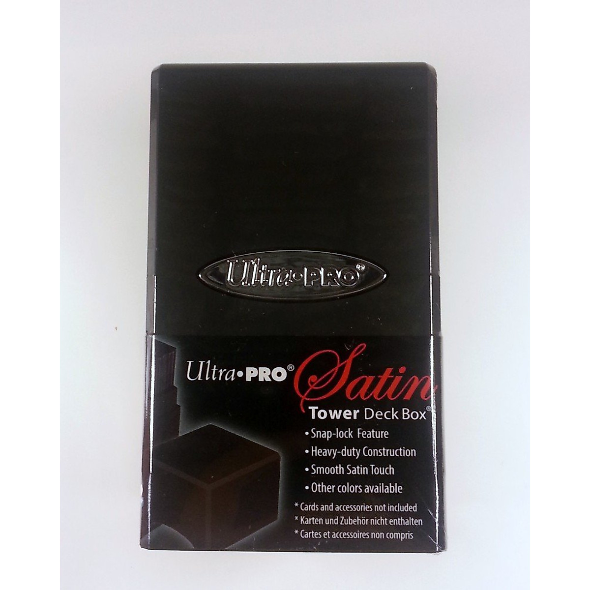 Bright Yellow Satin Tower Deck Box