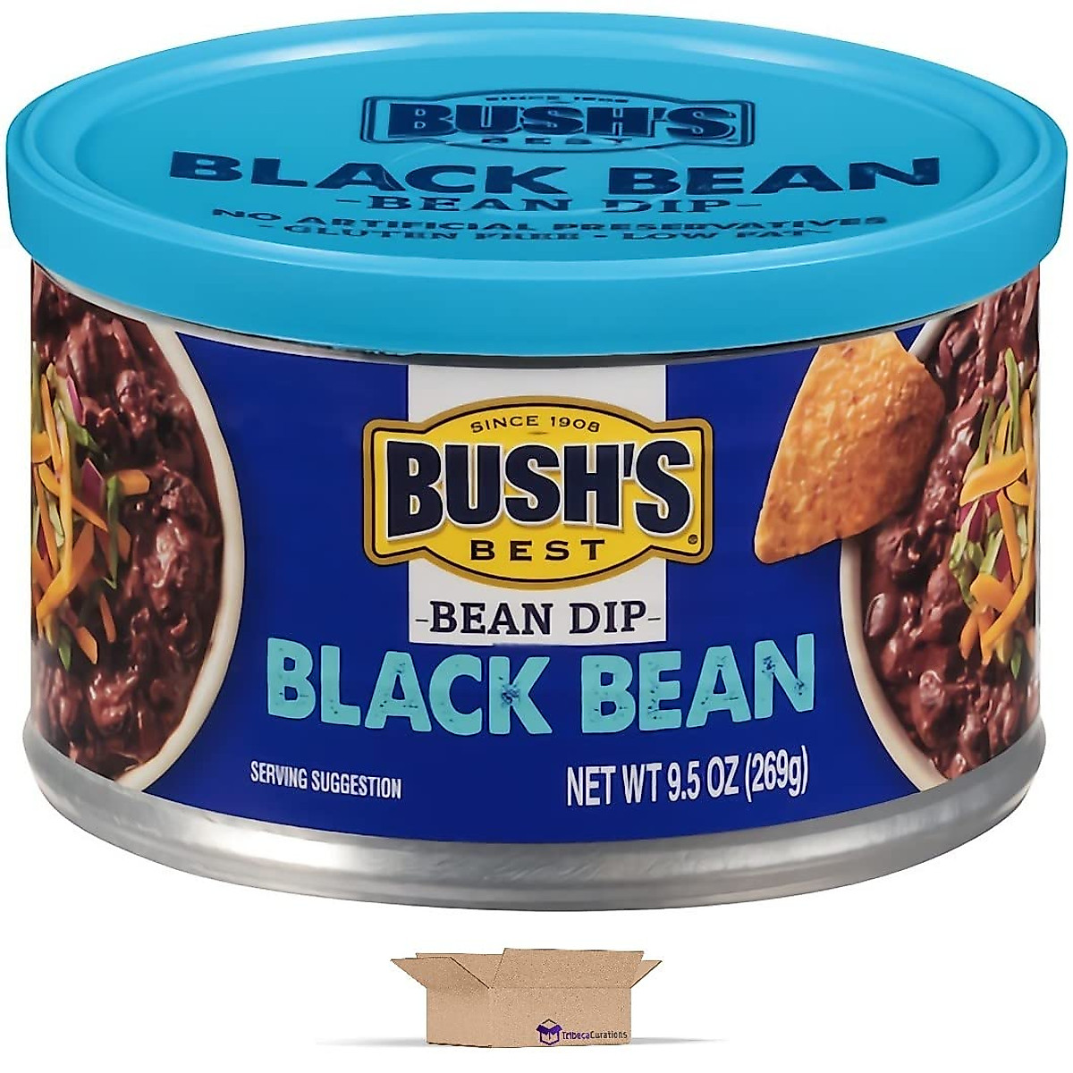Black Bean Dip by The Best | 9.5 Ounce | Pack of 3