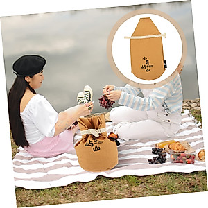 CIMAXIC Large Capacity Canvas Drawstring Bag for Camping and Storage Multi Purpose Rice and Grain Holder Muslin Style for Outdoor Adventures and Picnics