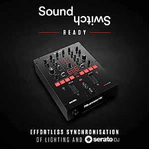 Numark Scratch | Two-Channel DJ Scratch Mixer for Serato DJ Pro (included) With Innofader Crossfader, DVS license, 6 Direct Access Effect Selectors, Performance Pads and 24-Bit Sound Quality