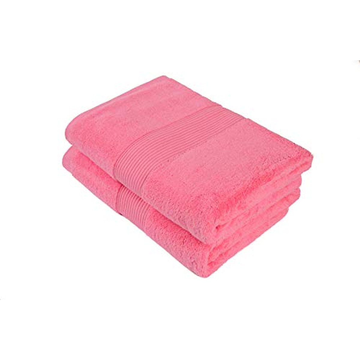 Babiclean Towel Set Absorbent Light Weight and Fast Dry Washcloth Quick Dry Bathroom Hand Towels Durable for Hotel, Spa, Salon and Gym (Hand Towel, Rose Pink)