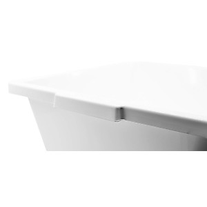 EISCO Utility Tray - Polypropylene Plastic - Size 21 x 17 x 5 Inches