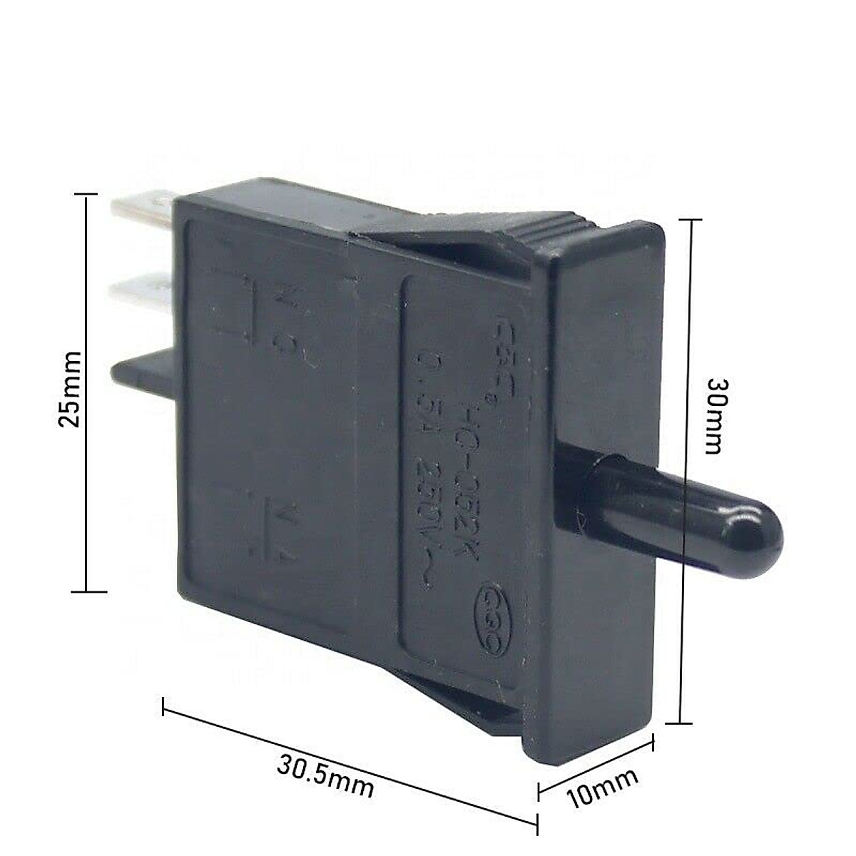 250V 4A push button door light control switch for refrigerator HC-052K (1PCS)