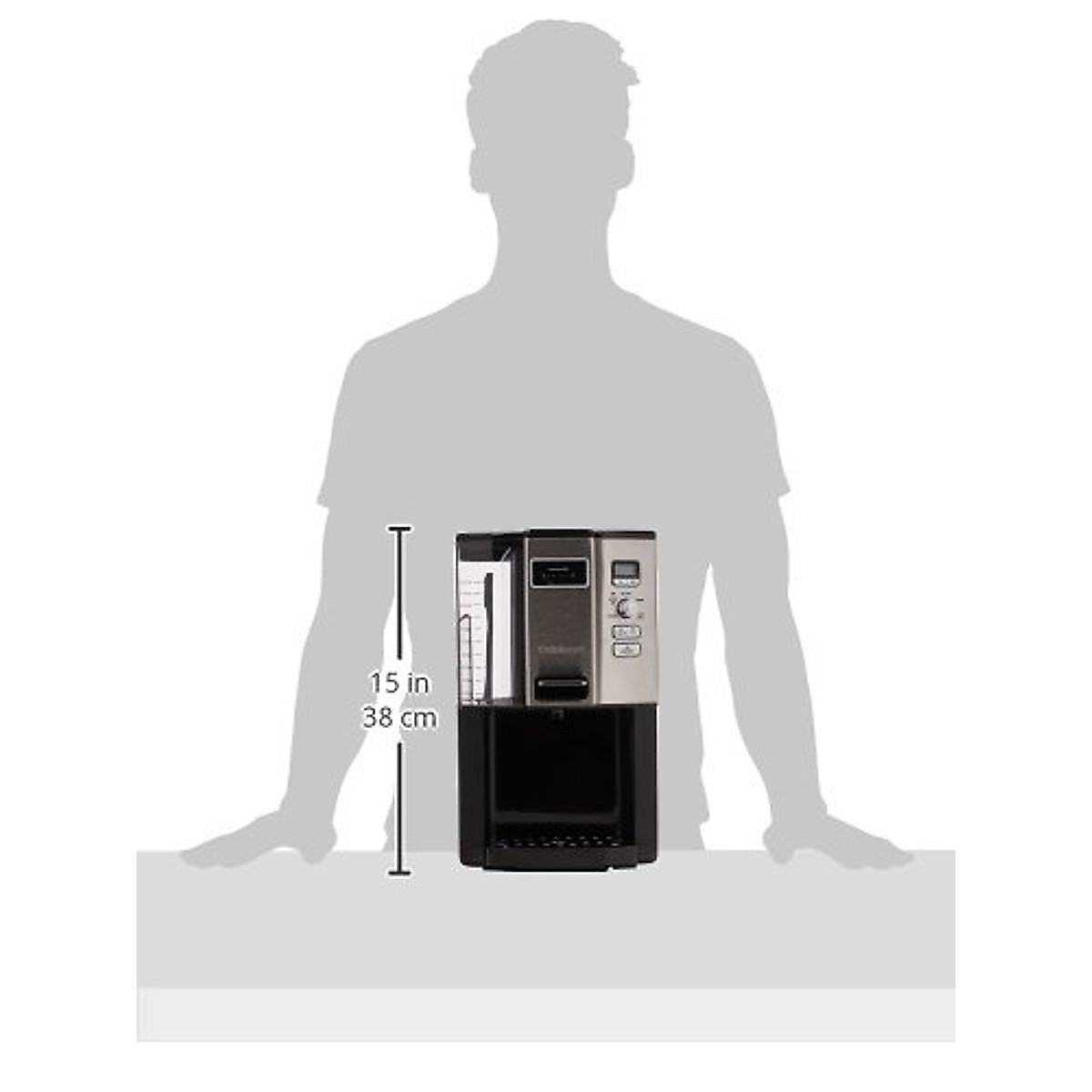 Cuisinart DCC-3000FR 12 Cup Coffee on Demand Programmable Coffee Maker (Renewed),Chrome