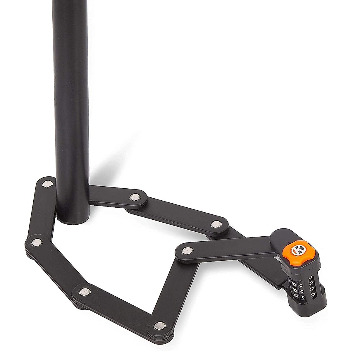 ECOTRIC Folding Bike Lock Scooter Bicycle ebike Electric Bike Motorcycle Lock Heavy Duty Anti Theft 85cm New Password Steel Bars with Carrying Case