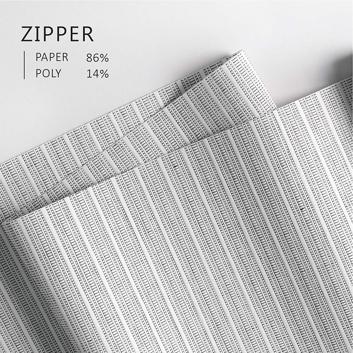 GoDear Design Adjustable Sliding Door Blinds 45.8"- 86" W x 96" H, Extendable Vertical Blinds for Patio Doors, Panel Track Blinds for Windows, Trimmable Fabric Glass Door Shades, Semi-Privacy, Zipper