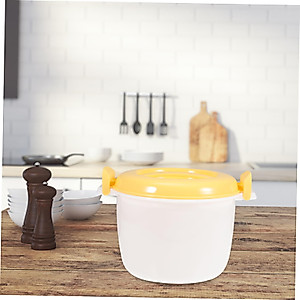 NAMOARLY Microwave Rice Cooker and Food Container Versatile Rice Cooker with Cup Capacity for Home Use Ideal for Cooking Rice Pasta and Vegetables