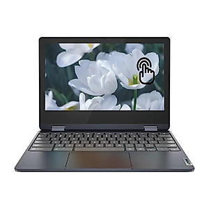 2022 Lenovo Flex 3 Chromebook 11.6" HD (1366 x 768) Touchscreen 2-in-1 Laptop, Mediatek MT8183 up to 2 GHz, 8 Cores, 4GB RAM, 64GB eMMC, 802.11AC WiFi, Bluetooth, Abyss Blue, Chrome OS, EAT Cloth