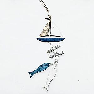 ANNAYA Marine Series Creative Hanging Ornament Crafts Small Fish Pendants Home Accessories Pendants