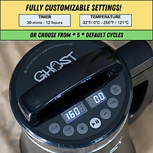 Ghost Infuser - Herbal Botanical Extractor and Oil Infusion Machine - Fully Customizable Settings - Easy to Use to Make Your Own Infused Oil Edibles & Treats