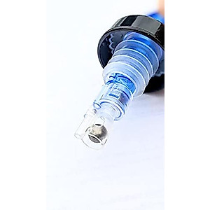 2 Oz - Precision Pour Blue (PP-CLD-FT-200B-3PK) - Measured Pourer - Bug and Dust Flap Liquor Bottle Pourers - (3 Pk) 100% USA Made - Pour The Perfect Cocktail With Our No Leak Bottle Spouts, Size 2.0