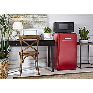 Kenmore 70929 0.9 cu. ft Small Compact 900 Watts 10 Power Settings, 12 Heating Presets, Removable Turntable, ADA Compliant Countertop Microwave, Black