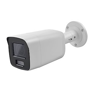 HIK-Tech US 4K(8MP) Outdoor ColorVu Bullet POE IP Camera DS-2CD2087G2-L(U)(2.8MM), 24/7 Colorful Imaging,Acusense Technology, Built-in Microphone